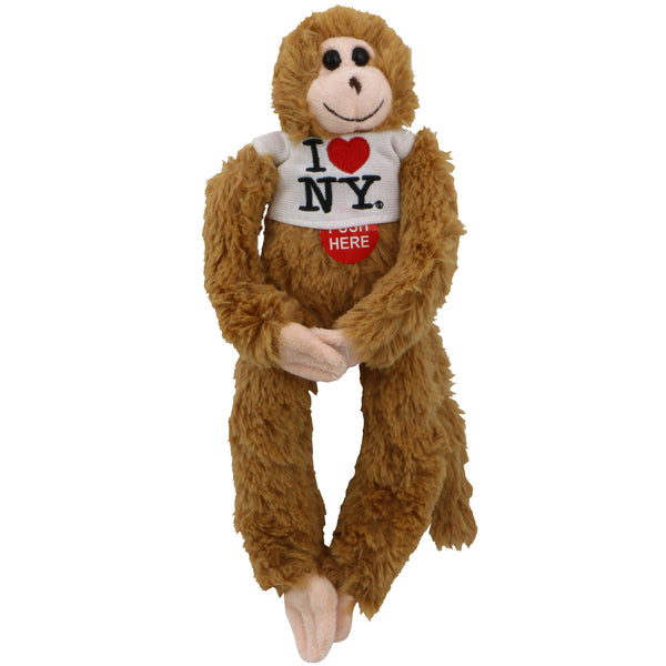 I LOVE NY Monkey Plush 12 Inches - Shop I LOVE NY